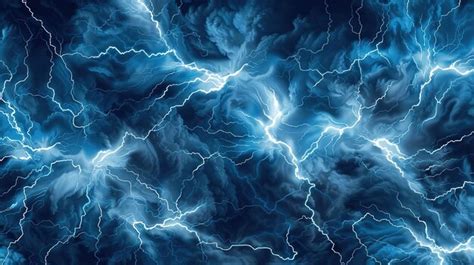 Thunder Pattern Wallpaper Premium Ai Generated Image