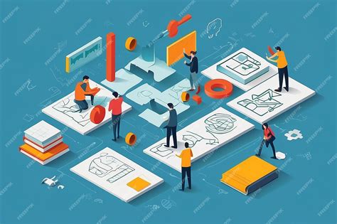 Premium Photo A Vector Drawing Represents Problem Solving Concept Design
