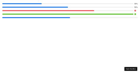 进度条 Ant Design Vue403 Codesandbox