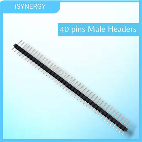 40 Pin Headers Male Single Row Pin Headers Lazada Ph