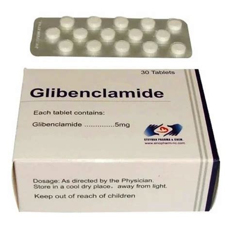 Glibenclamide Tablet 5mg At ₹ 150 Stripe Anti Diabetic In Nagpur Id