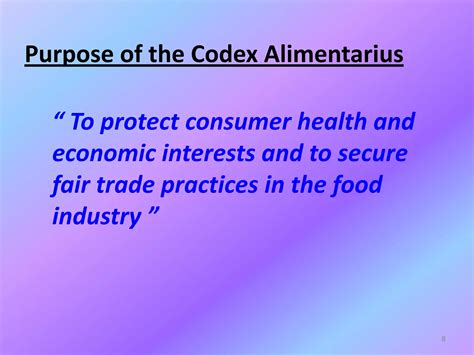 Codex Alimentarius Ppt PPTX
