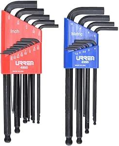 Urrea 49822 Ball L Type Hex Key 2 Rack Set Amazonca Tools And Home