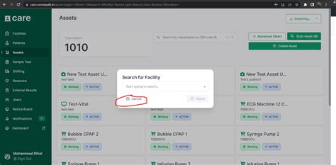 Cancel Button Is Malfunctioning In Asset Page · Issue 5025 · Ohcnetworkcarefe · Github