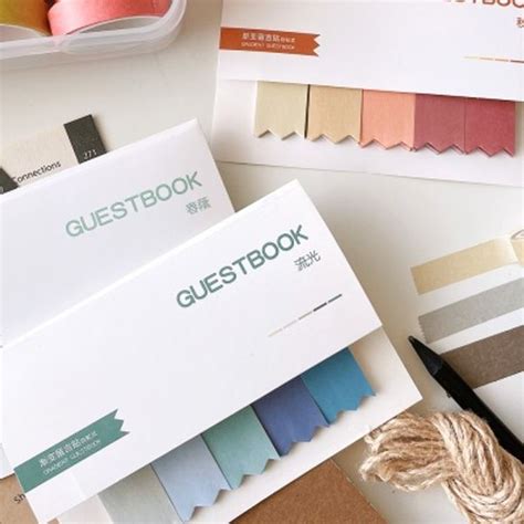 Yourdaily 파스텔 인덱스 책갈피 점착 접착식 플래그 메모지 8종 핫트랙스