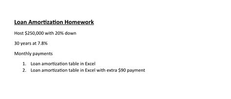 Solved Loan Amortization Homework Host With Chegg Com