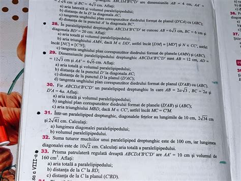 28 În Paralelipipedul Dreptunghic Studyx