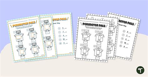 Perimeter With Missing Sides Worksheets Find The Missing Side When