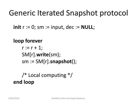 Ppt The Iterated Shared Memory Model Of Computation And An Enrichment