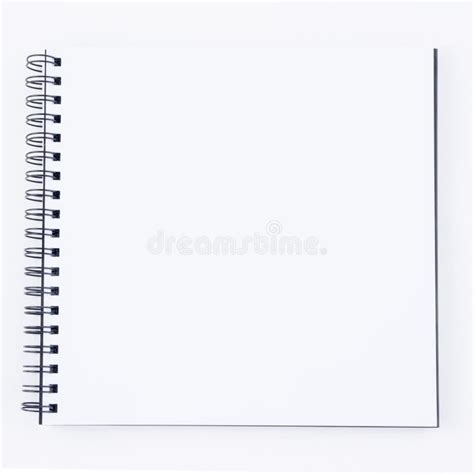 Empty Sketchbook Stock Image Image Of Document Paper