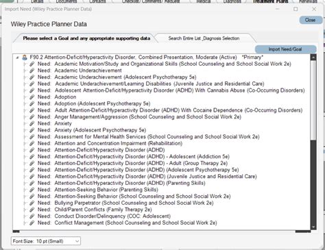 How To Use Wiley Treatment Planner On Desktop Pimsy Ehr Help Desk