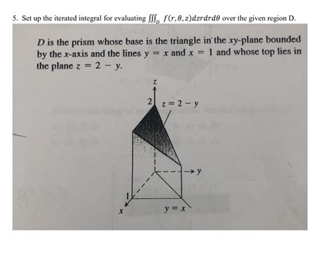 Solved Set Up The Iterated Integral For Evaluating SSS Chegg