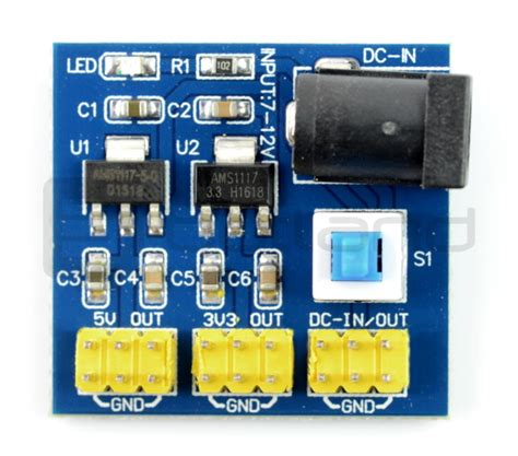 Buy Power Module 3 3V 5V With DC Jack Botland Robotic Shop
