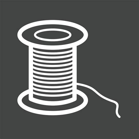 Thread Line Inverted Icon Vector Art At Vecteezy