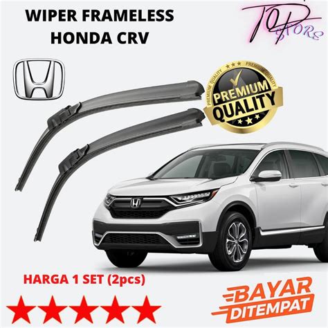 Jual Wiper Frameless Honda CRV Wiper Mobil Honda CRV 1 Set Kiri Dan
