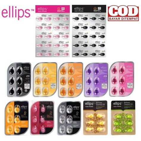 Jual Ellips Hair Vitamin And Balinese Essential Oil Capsules Blister All