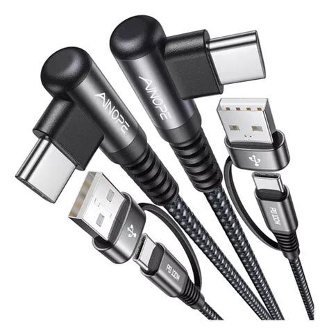Ainope 100w Usb C A Usb C 2 Pack 6 6ft Tipo C Cargador Cable Meses Sin Intereses