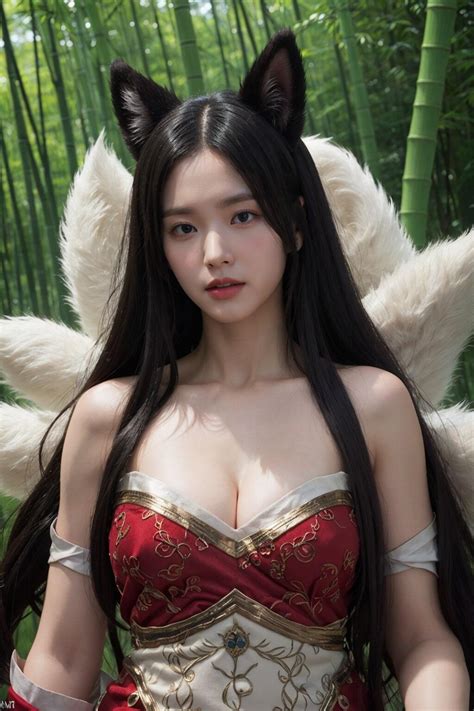 Ai로 그린 만든 롤 리그오브레전드 아리 극실사풍으로 그리기 만들기