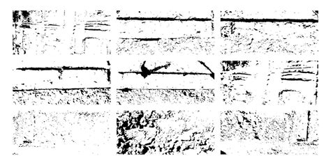 Black Grunge Texture Set For Edgy Design Backgrounds 50289742 Vector