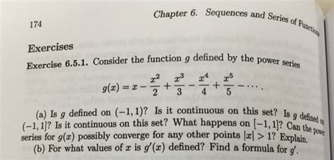Solved Exercise 651 Consider The Function G Defined By