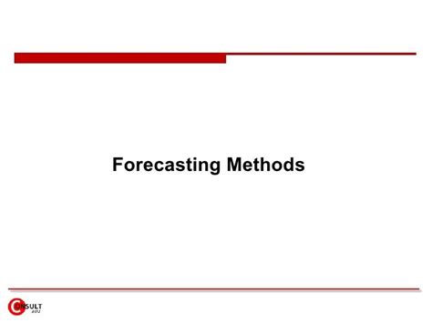 Forecasting Techniques Sales And Operations Planning Standard Deviation Absolute Value