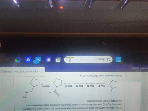 Answered In The Following Synthesis There Are 5… Bartleby