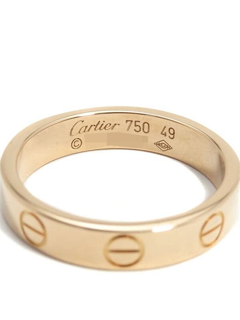 【cartier】カルティエ『k18pg ミニラブリング』9号 1週間保証【中古】2220690560013 ブランドジュエリー