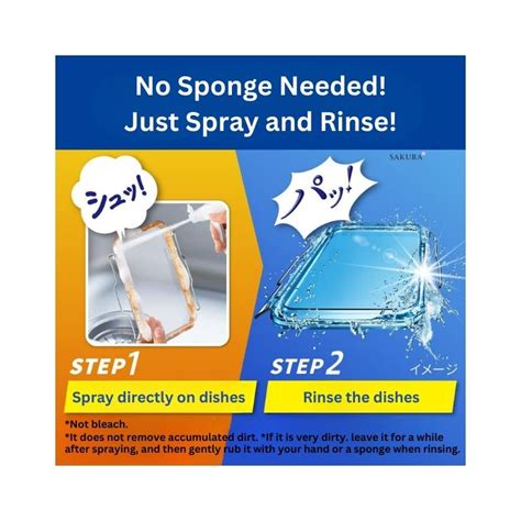 Kao Kyukyutto Dishwashing Detergent Clear Antibacterial Foam Spray - S ...