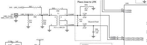 Lmk04828 Balun For Converting Differential Output To Single Ended Clock And Timing Forum