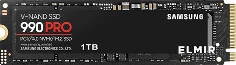 SSD-накопитель M.2 1TB Samsung 990 PRO (MZ-V9P1T0BW) купить | ELMIR ...