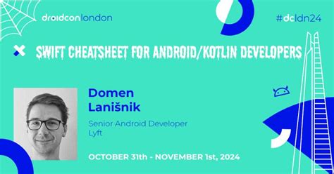 Domen Lanišnik On Linkedin Swift Cheatsheet For Android Kotlin Developers Droidcon