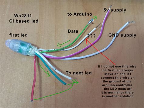Control 200 Ws2811 Rgb Led By Arduino Leds And Multiplexing Arduino