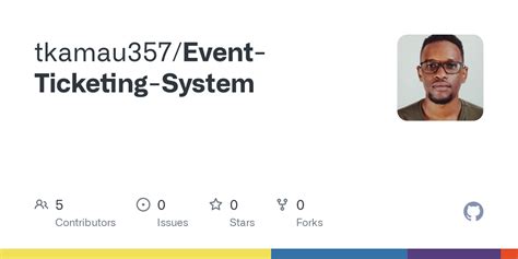 Github Tkamau357event Ticketing System