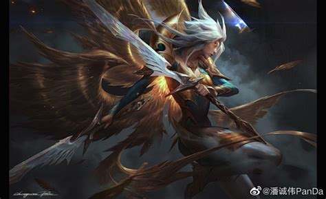 潘诚伟给theshy画的天使，永远滴神！看图lol半价吧百度贴吧