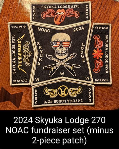 MUNDEREIRD 2024 Skyuka Lodge 270 NOAC Fundraiser Set Minus 2 Piece