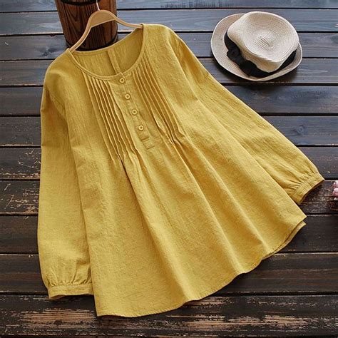 Leesechin Womens Tops Long Sleeve Deals Summer Womens Fashion Plus Size