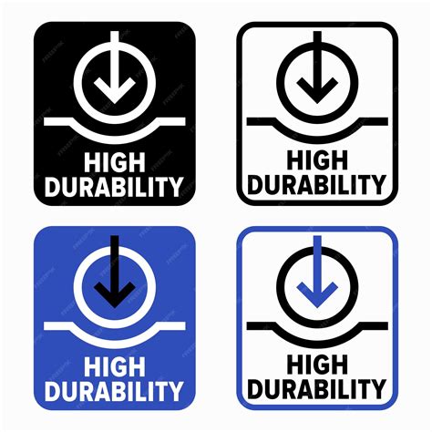 Premium Vector High Durability Vector Information Sign