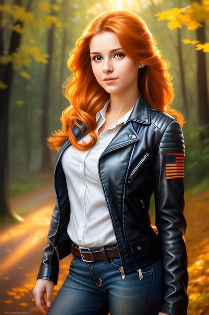 Premium Ai Image Half Body Portrait Of A Young Woman Beautiful Eyes
