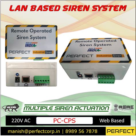 Ip Based Alarm Systems Lan Based Siren System Industrial Sirens