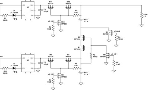 Charging 2S Lipo Charger Circuit With Adafruit MCP73831 OR
