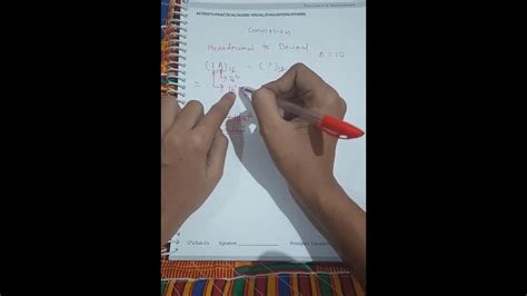 Convert Hexadecimal Number Into Decimal Number Conversion