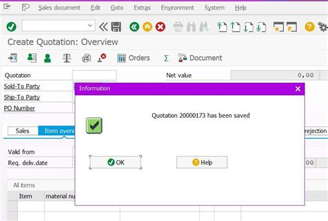 Best Practices For Creation Of Quotation In SAP SD VA