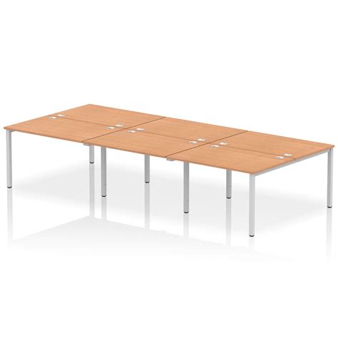 Impulse B2b Bench Desk 6 Person Dynamic Office Solutions