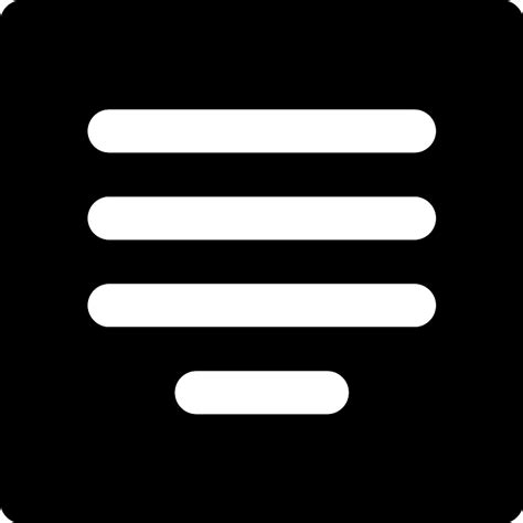 Center Alignment Ui Vector SVG Icon SVG Repo