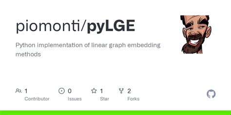 GitHub Piomonti PyLGE Python Implementation Of Linear Graph Embedding Methods