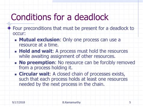 Deadlock Bramamurthy Cse421 9172018 Bramamurthy Ppt Download