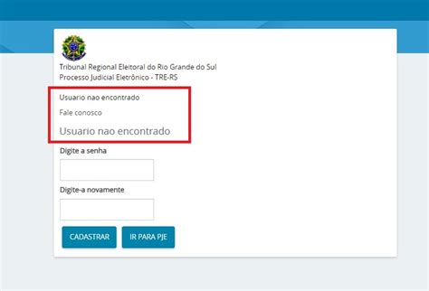 Erros De Acesso Pje Dicas
