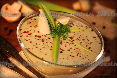 Картофельный суп пюре с грибами и сыром 8 фото в рецепте