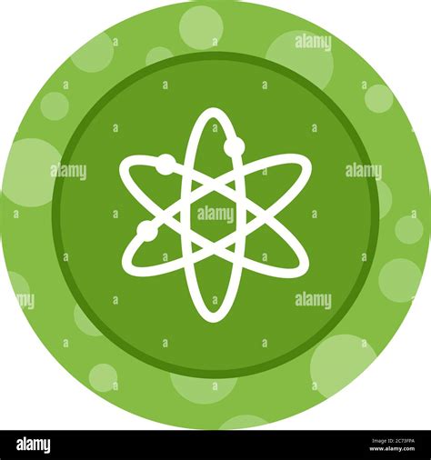 Unique Atomic Structure Vector Glyph Icon Stock Vector Image And Art Alamy