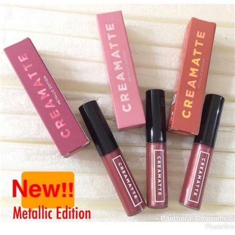 Jual Emina Creamatte Lip Cream Mettalic Edition Shopee Indonesia